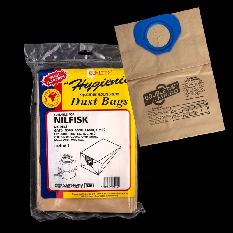 Nilfisk Paper Bags From Qualtex-5Pk – Superior Procare